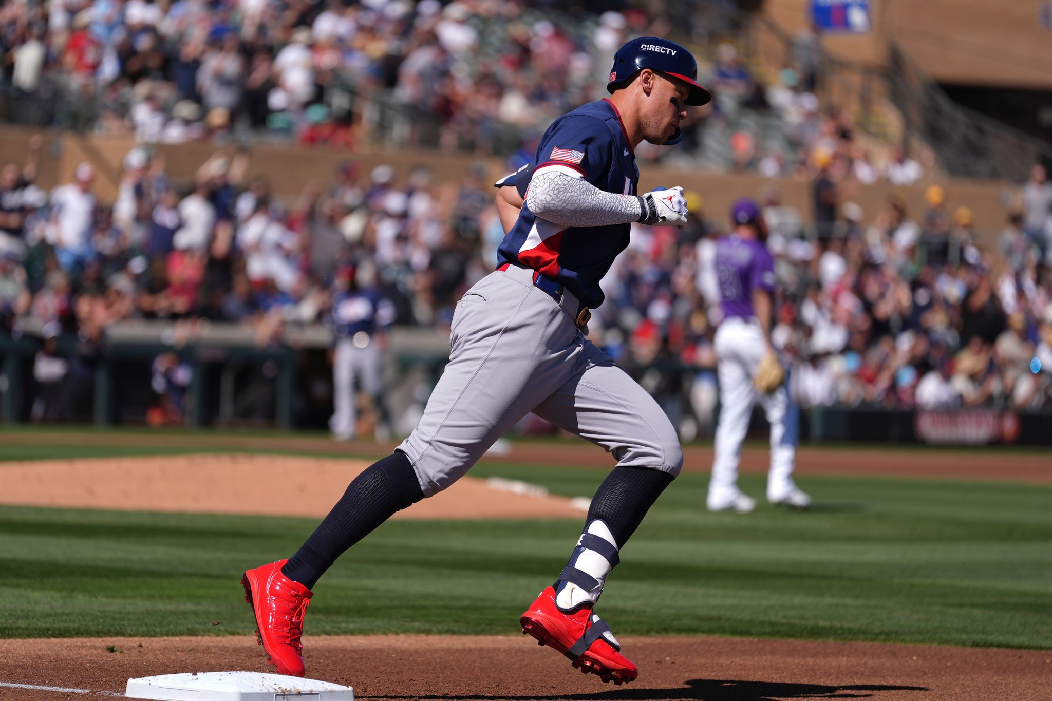 U.S. captain Aaron Judge crushes 453-homer in preparation for World ...