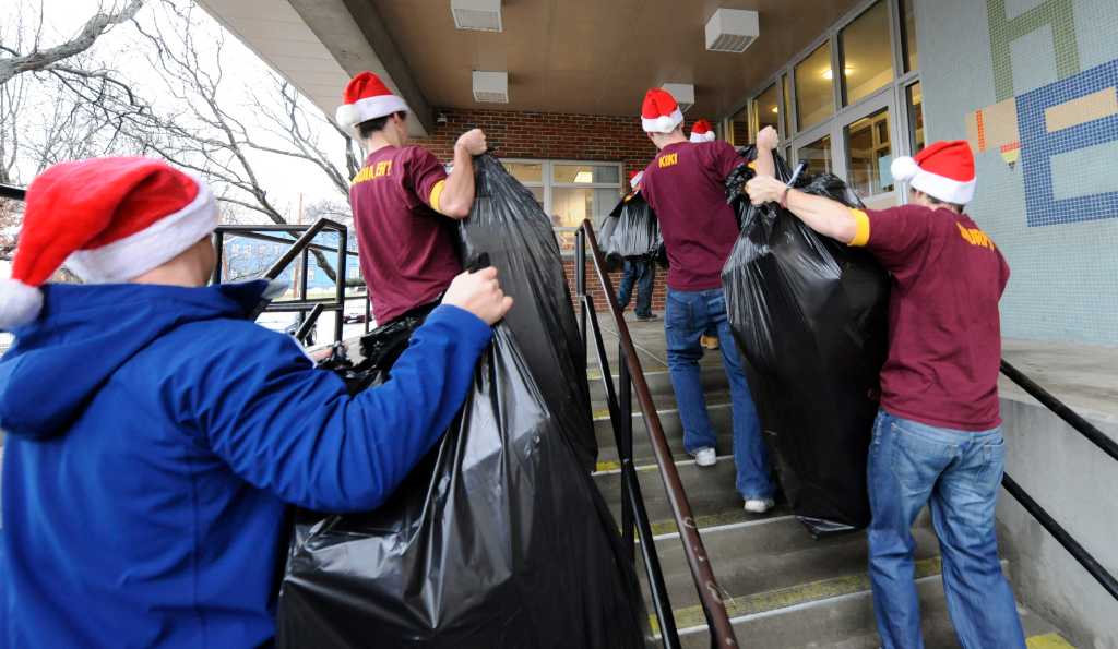 RPI fraternity delivers gifts