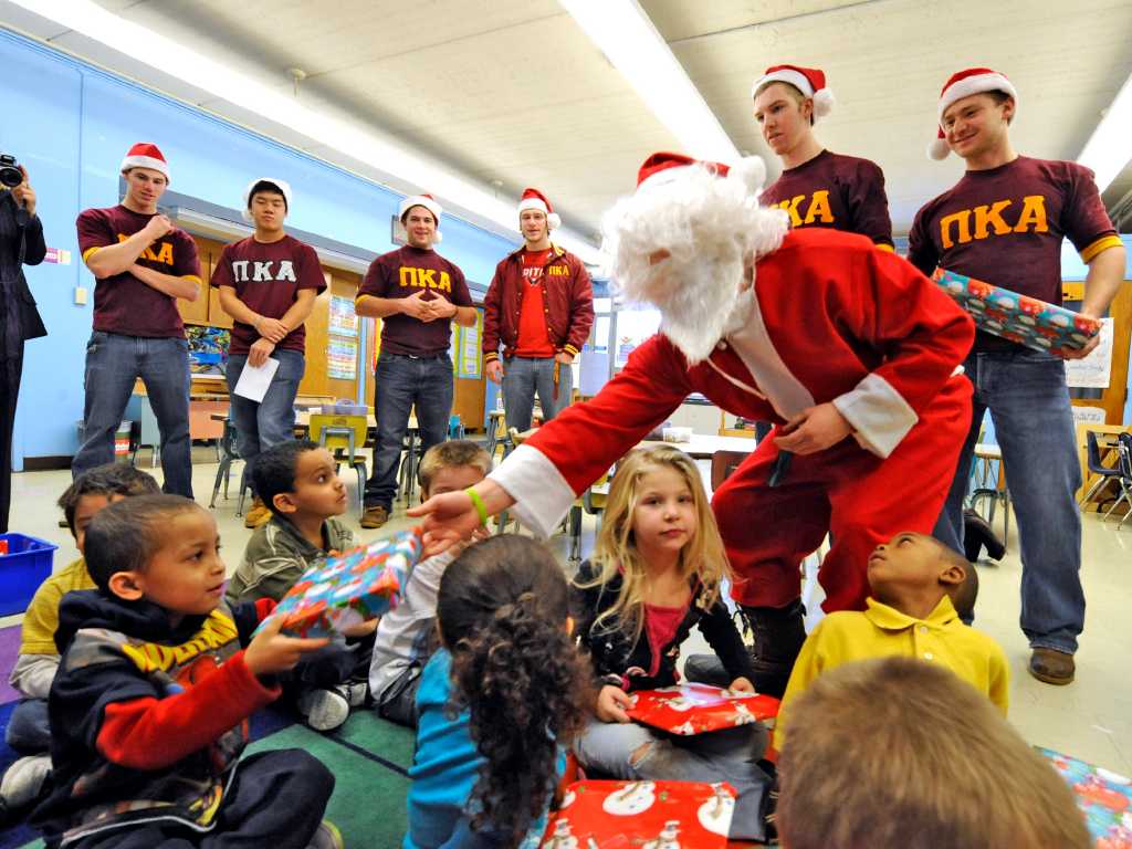RPI fraternity delivers gifts - Times Union