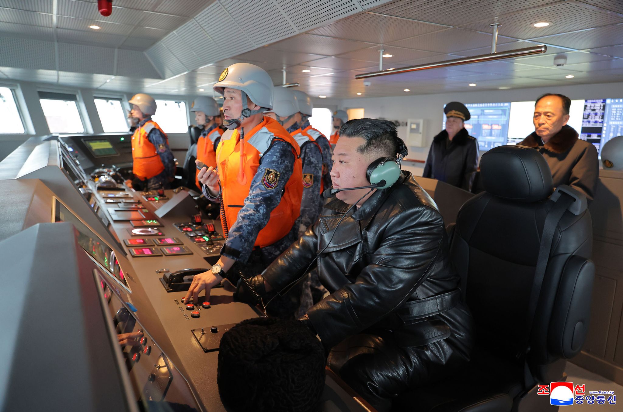 North Korean leader Kim inspects new warship, claims progress toward ...