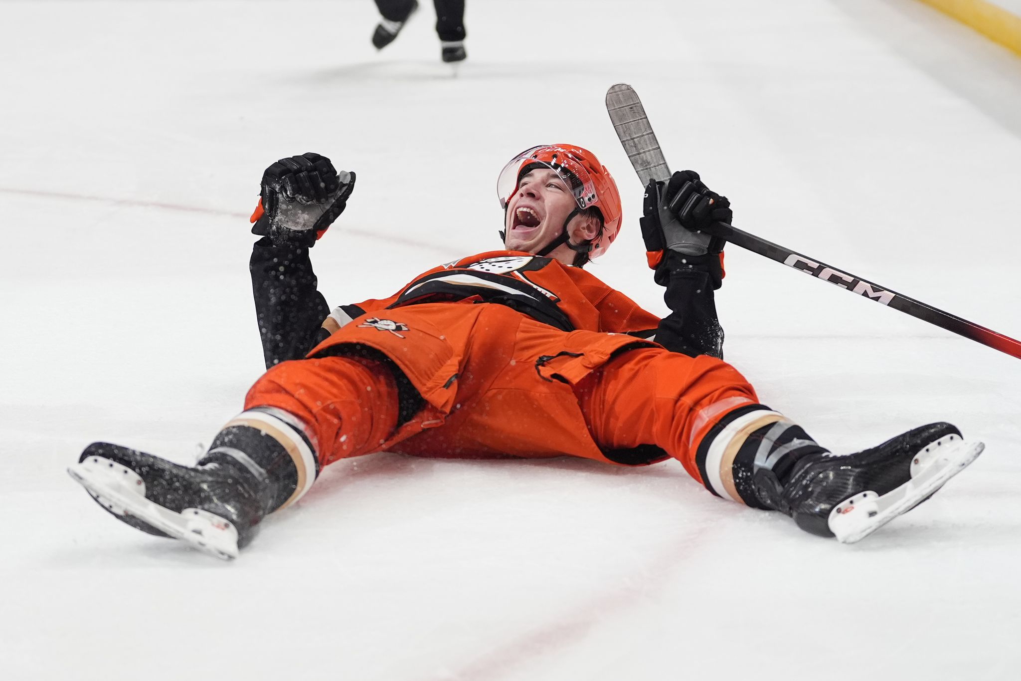 Cutter Gauthier scores twice, Ville Husso has 42 saves in Ducks' 5-1 ...