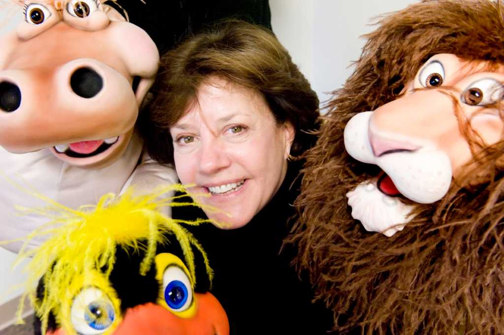 Puppets named Hip and Cool help students learn anger management