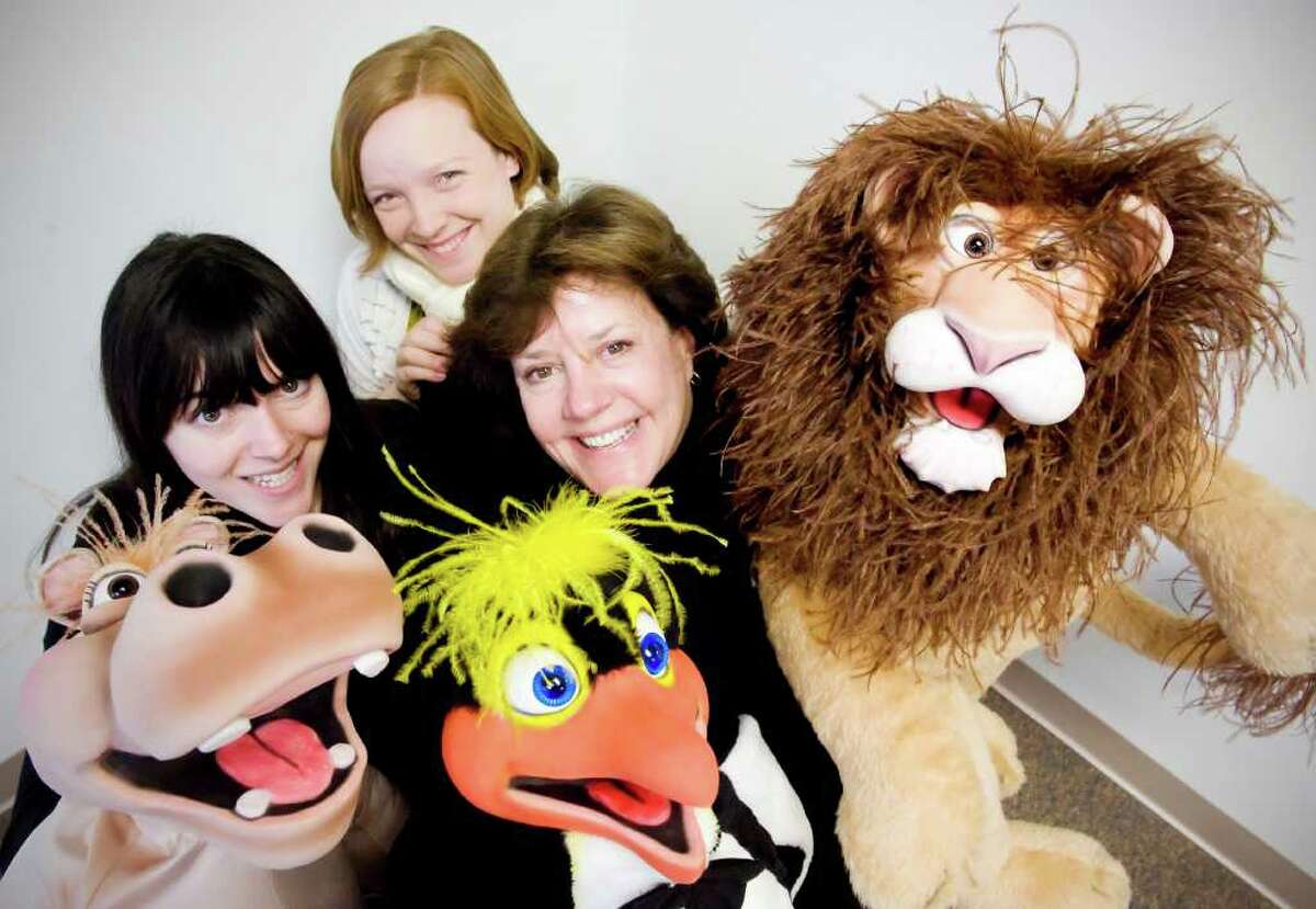 Puppets named Hip and Cool help students learn anger management