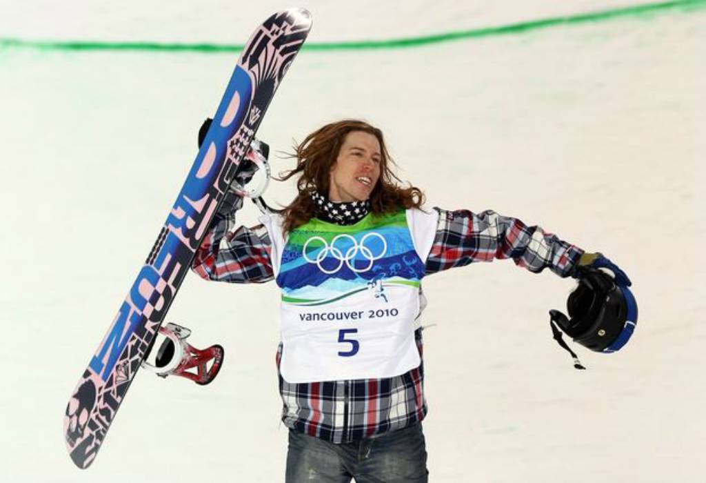 White collars another snowboarding gold