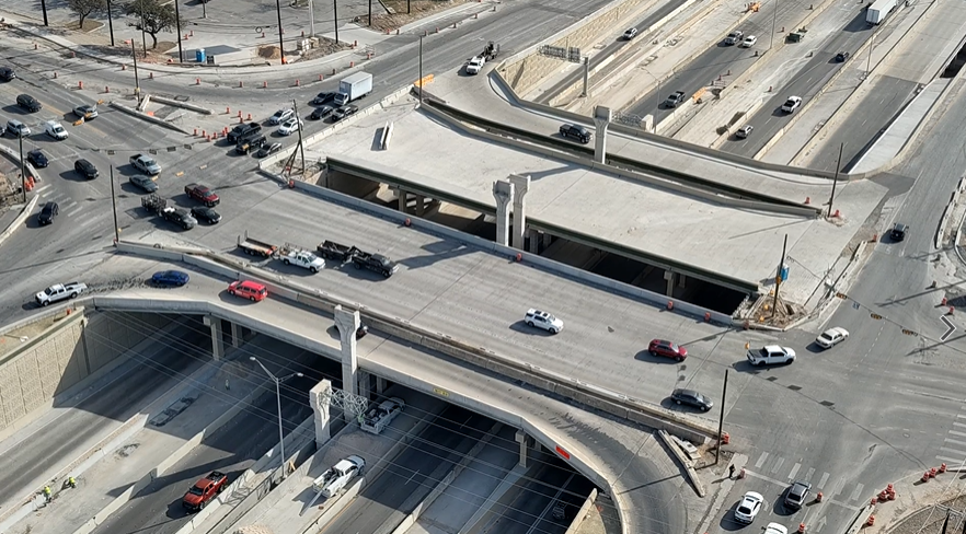 Loop 1604 diamond interchange to cause major traffic shift