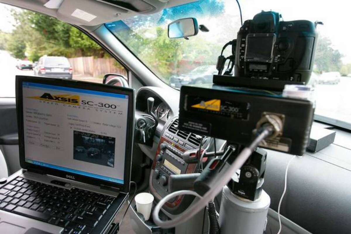 Seattle police using a camera to catch speeders this week