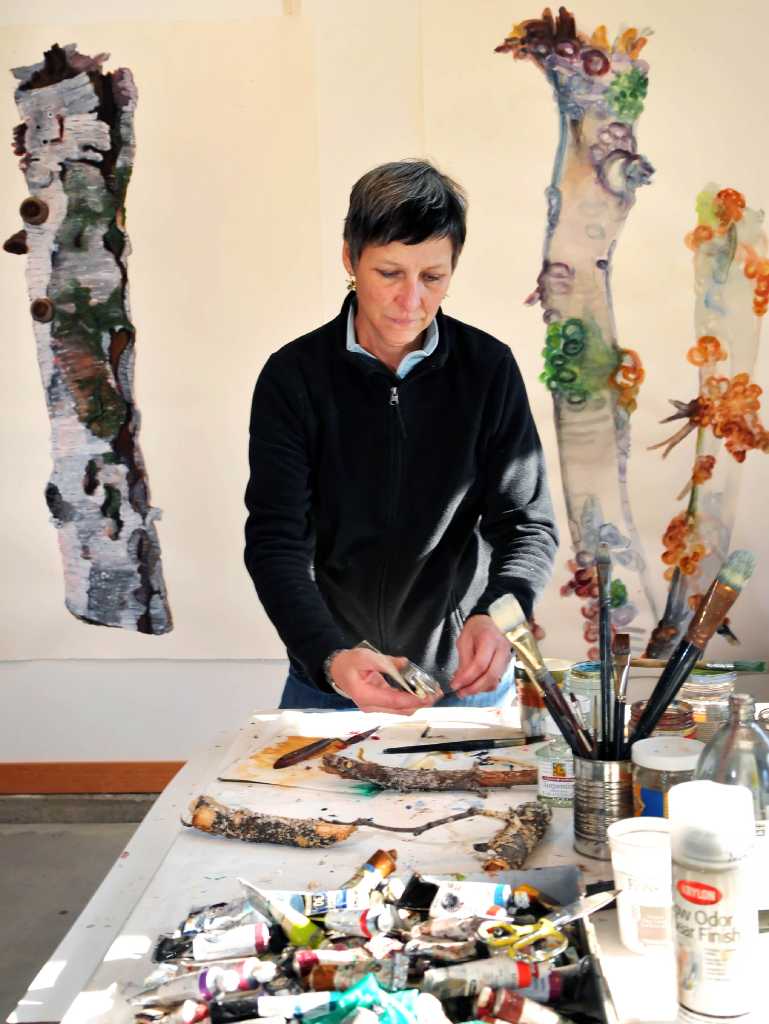 Artist Katie DeGroot branches out with water colors