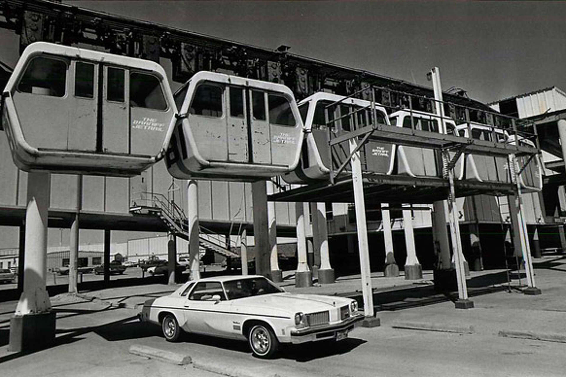 Today in Dallas photo history - 1978: Monorail at Love Field heads for ...