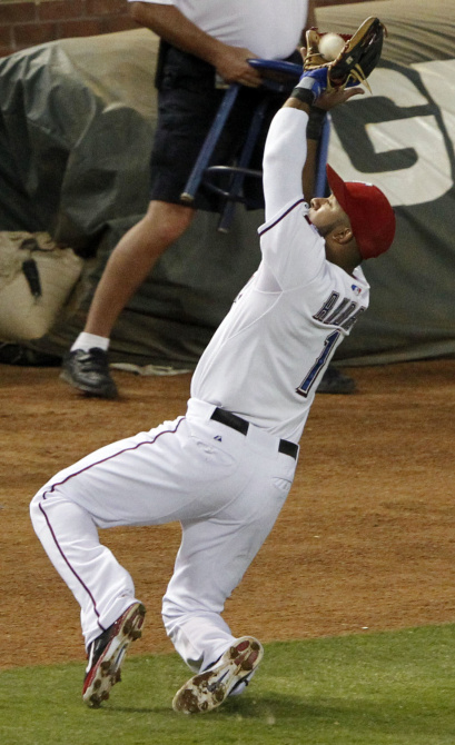 Photos: Jurickson Profar hustles, Derek Holland fields, but Rangers ...