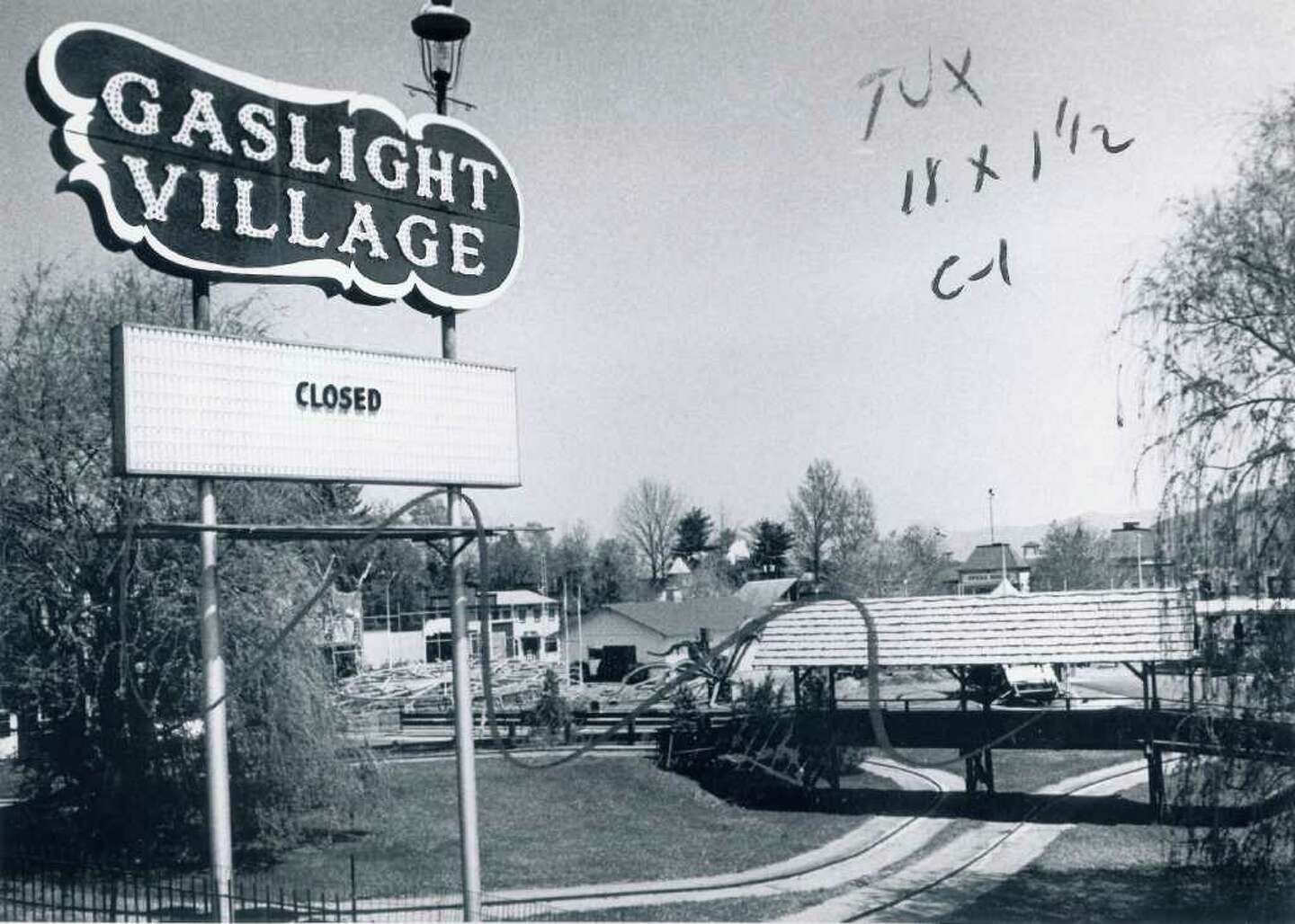 Gaslight Village fades to black