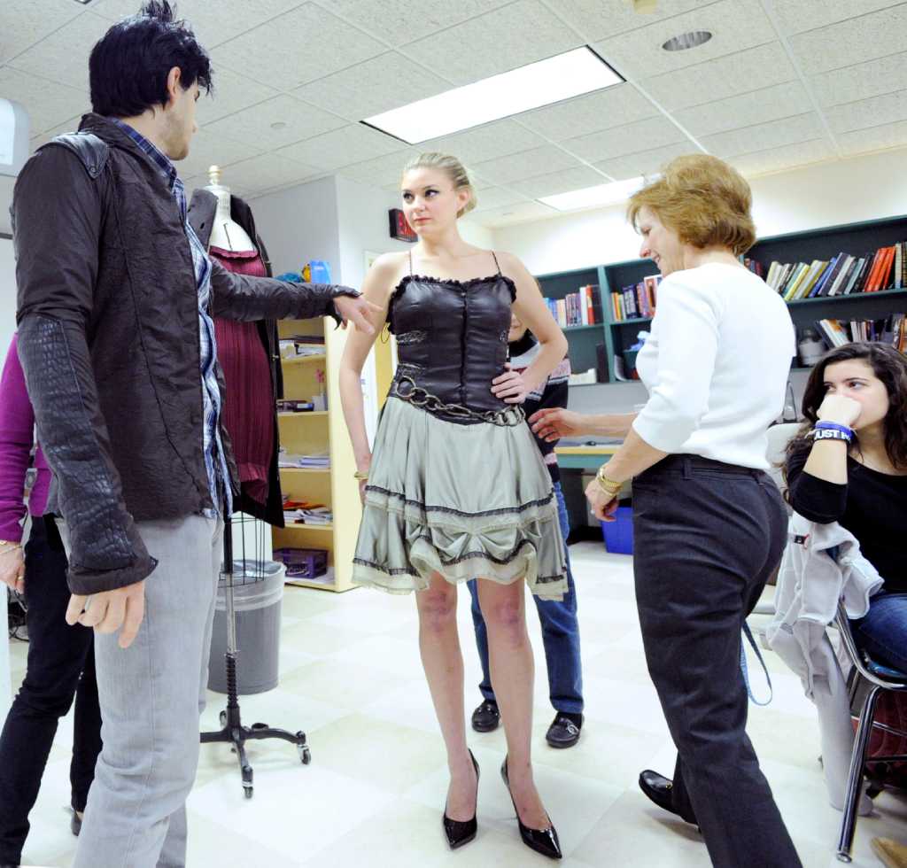 Project Runway designer Jason Troisi at Greenwich High