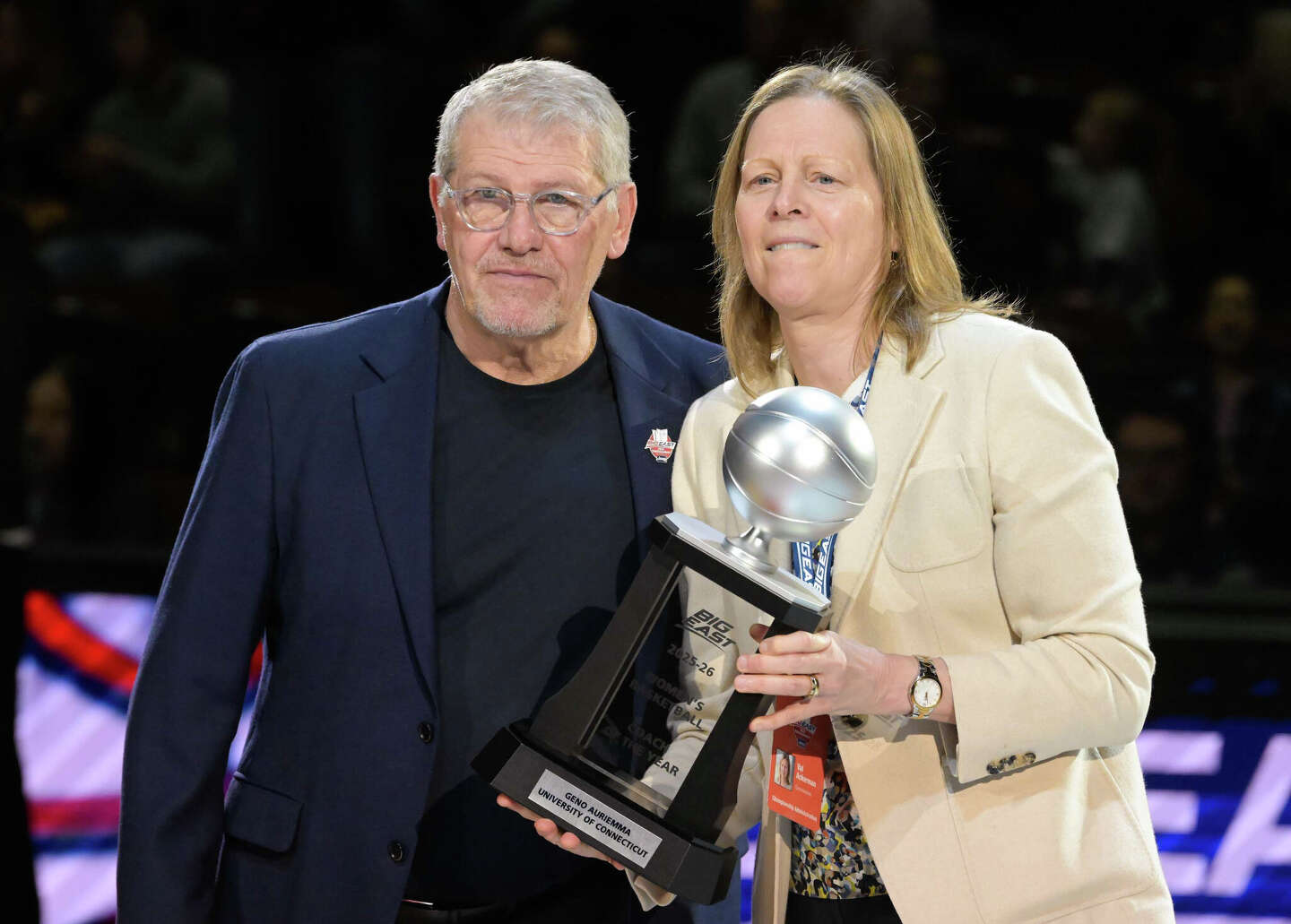 Dan Hurley, Geno Auriemma with different UConn weekends