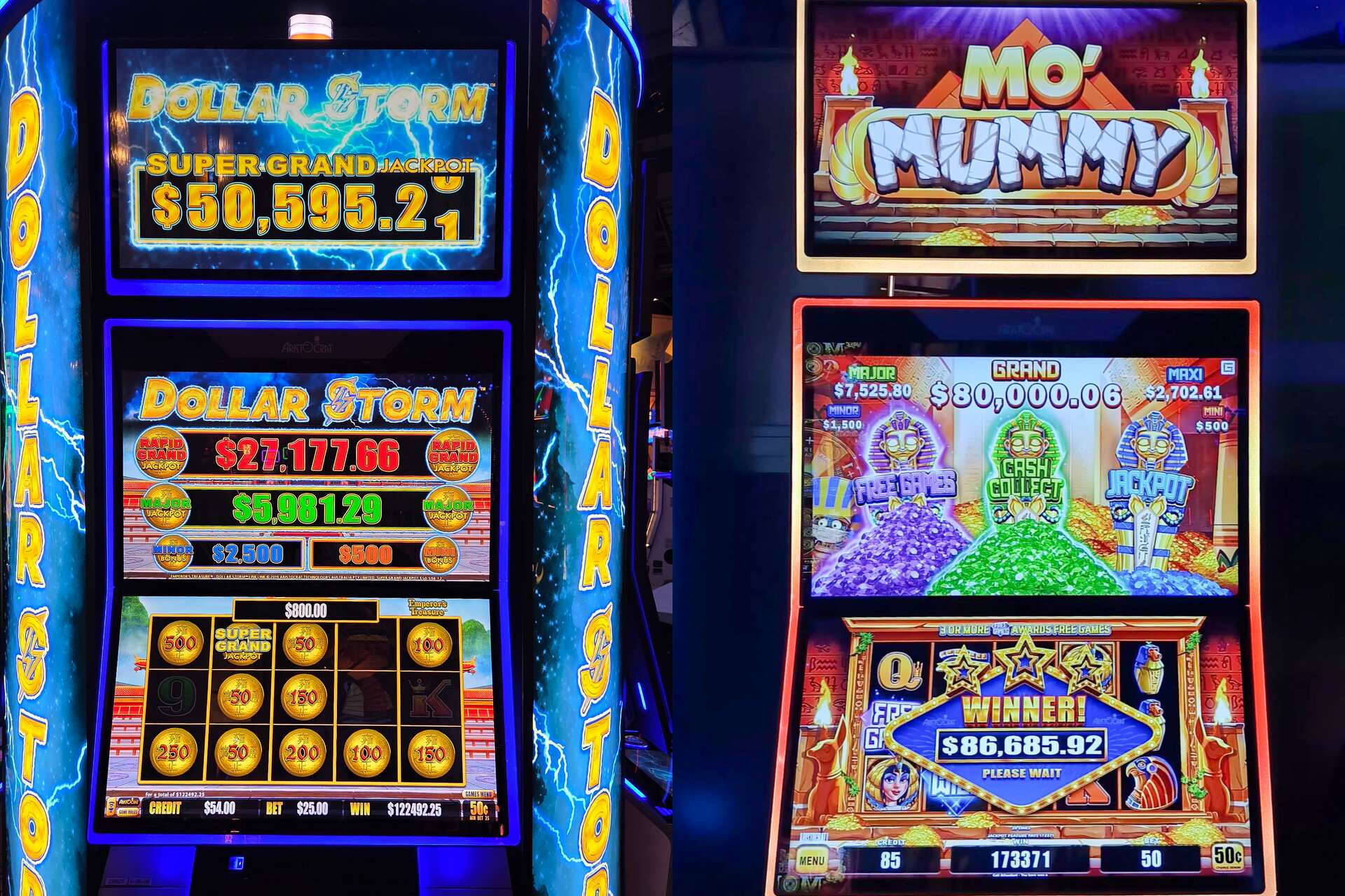 Person wins two slot jackpots in one night at Mohegan Sun