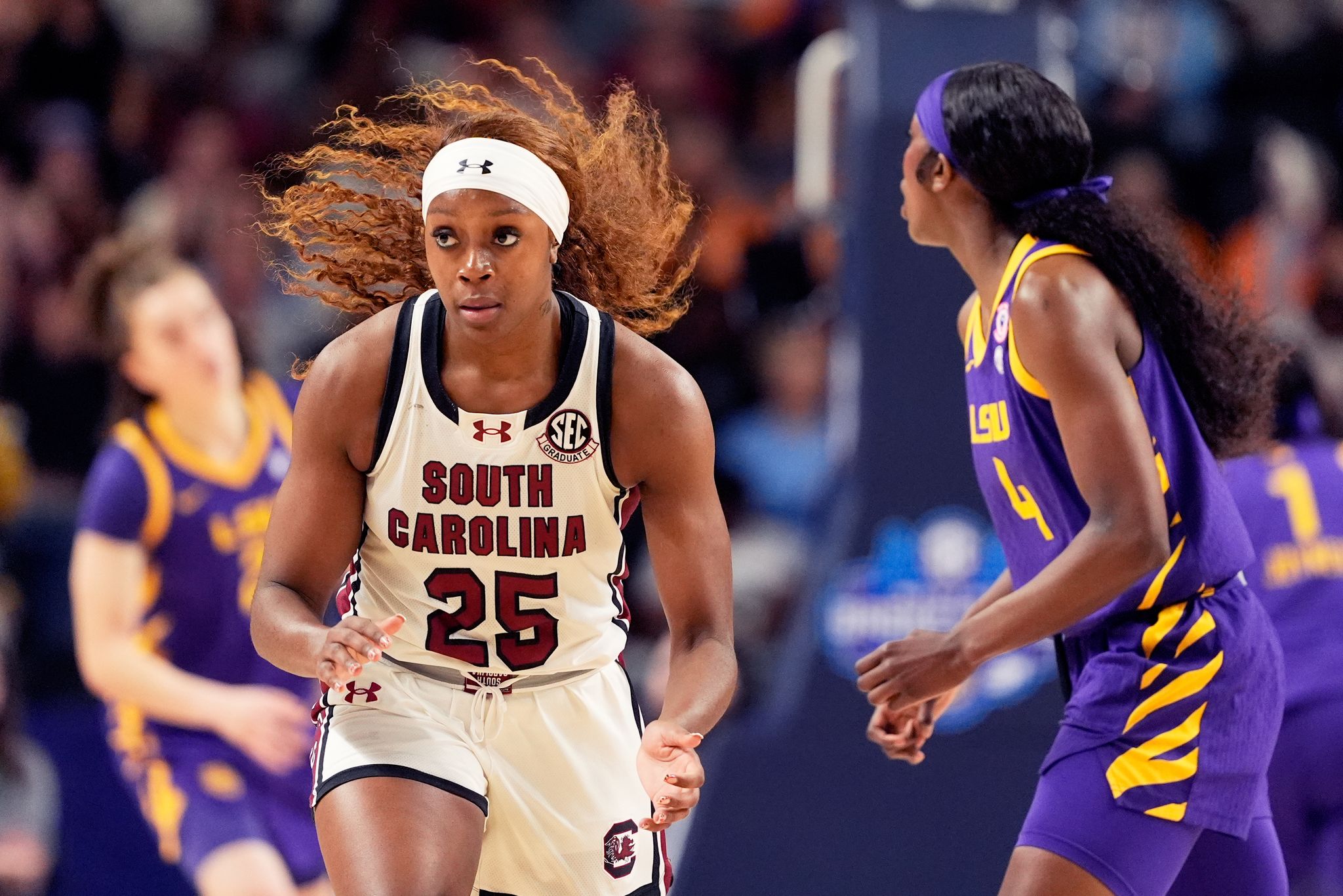 Raven Johnson's 22 points lift No. 3 South Carolina past No. 6 LSU 83 ...