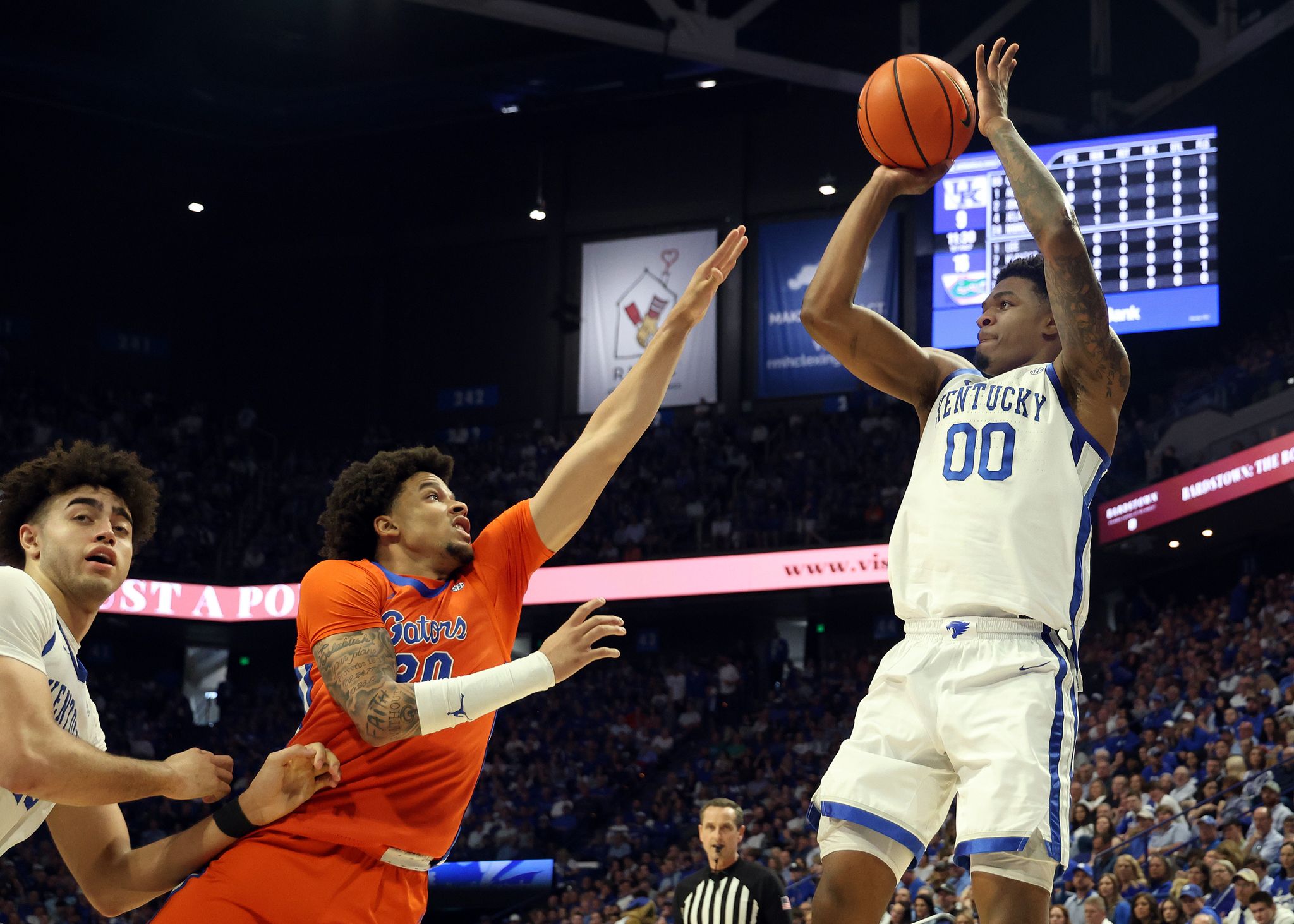 No. 5 Florida beats Kentucky 84-77 to finish regular season with 11 ...