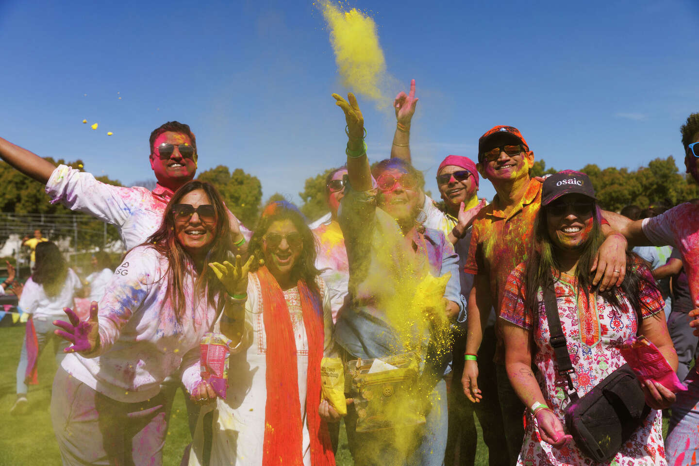 Thousands around Bay Area celebrate Holi with colorful powders, paints