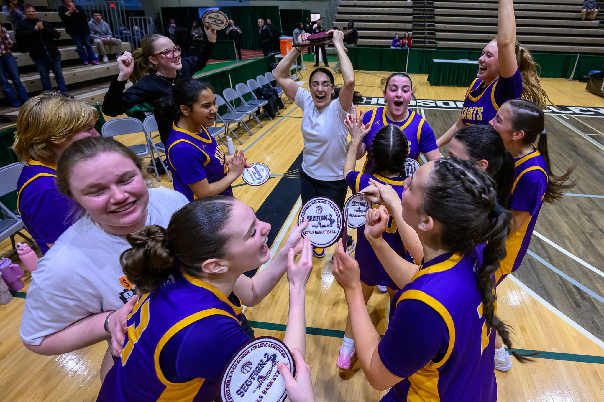 Spa Catholic wins Class D for 1st Section 2 girls' basketball title