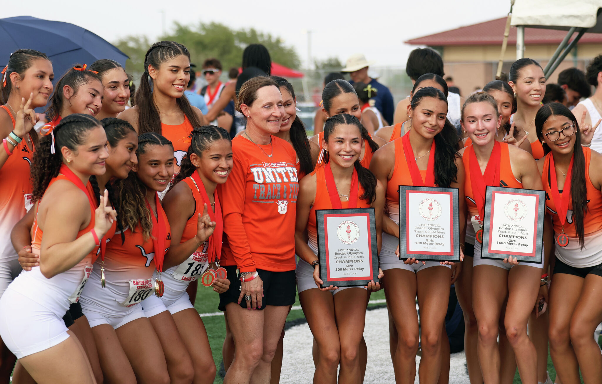 Three-peat of titles for Lady Longhorns at Border Olympics