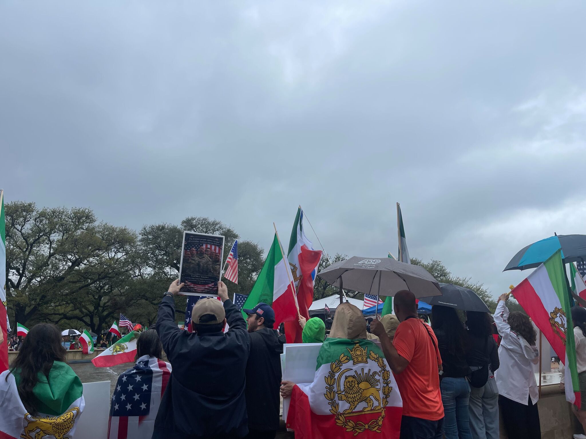 Houston rally backs U.S. efforts at regime change in Iran