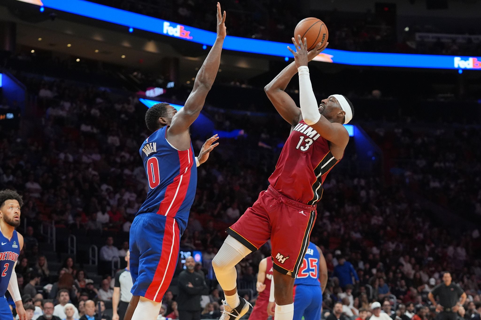 Bam Adebayo joins Dwyane Wade as the Miami Heat's only 10,000-point scorers