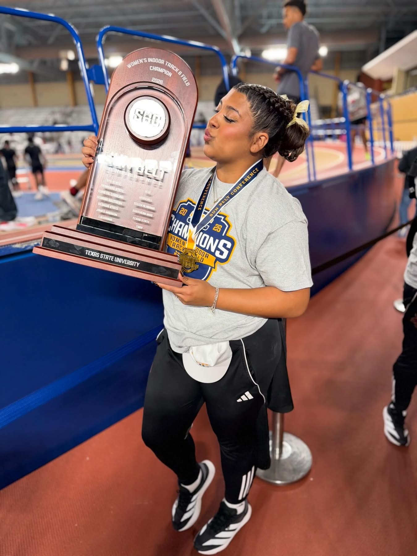 Melanie Duron wins second straight Sun Belt indoor title