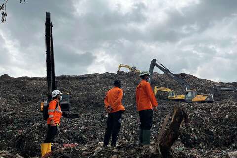 Waste mound collapse at Indonesia's largest landfill kills 7