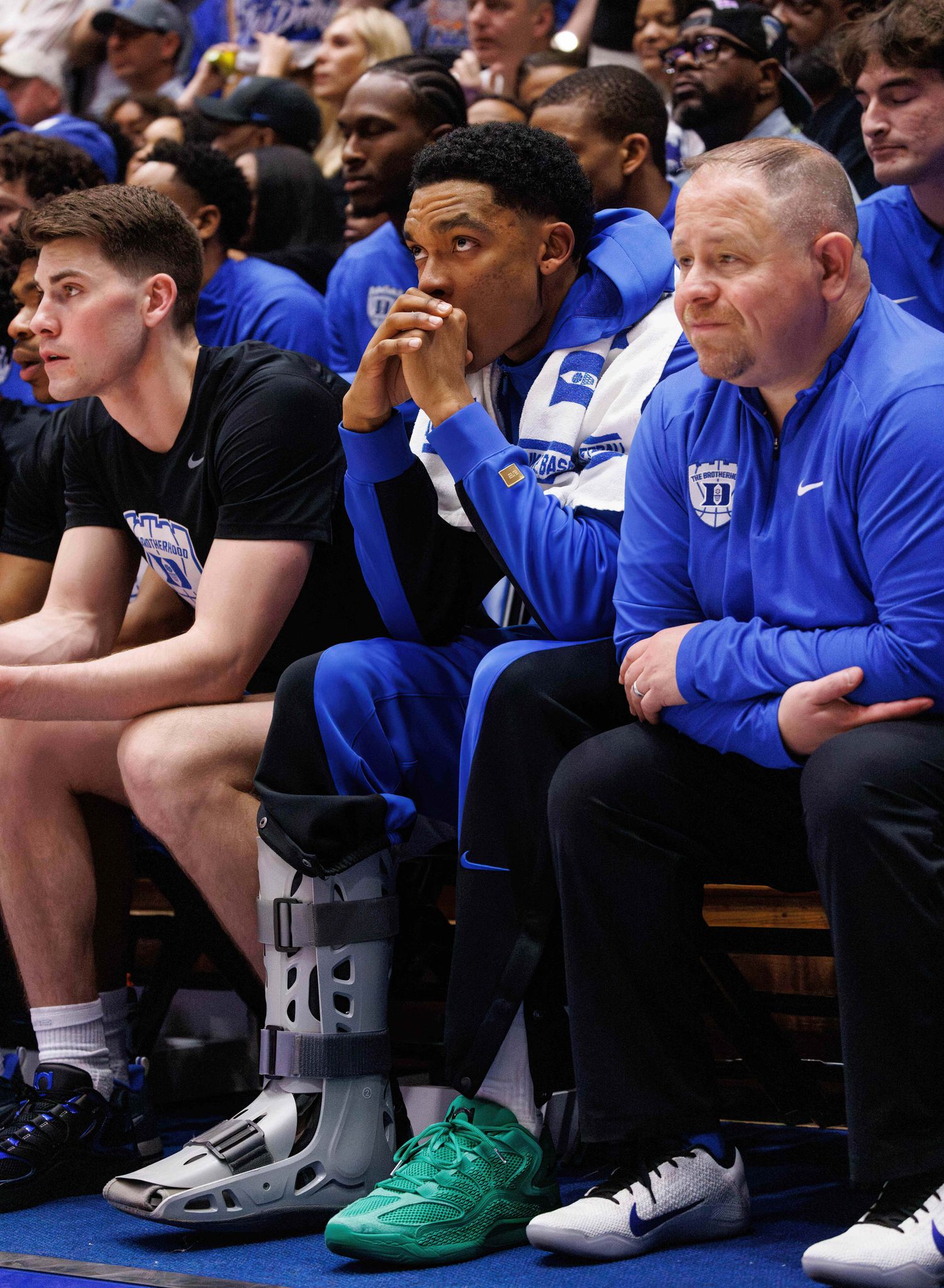 Duke coach says Caleb Foster will try to make his March Madness return ...