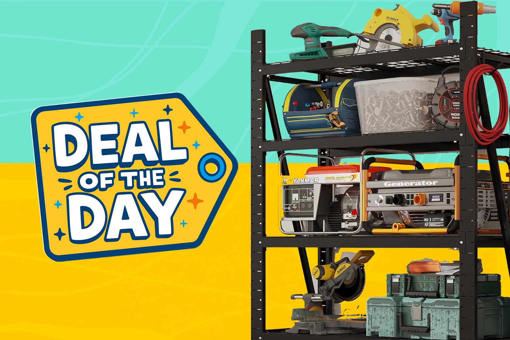 This heavy-duty storage rack is $100 off ahead of spring cleaning