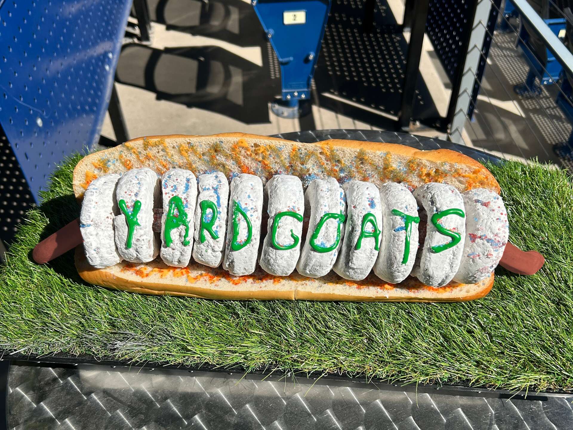 Hartford Yard Goats make Taylor Swift-themed hot dog with 11 donuts