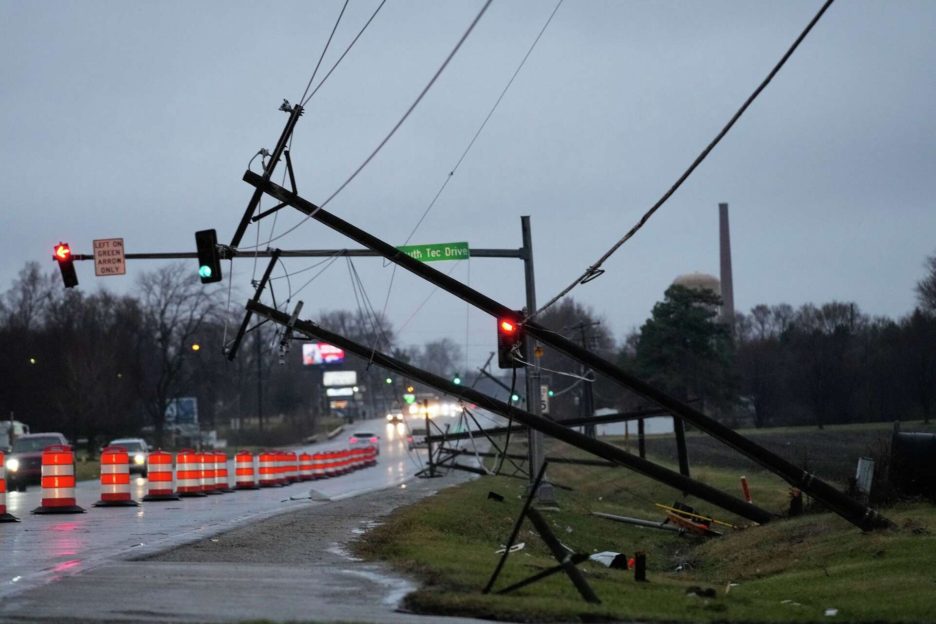 Photos show tornado damage after powerful storms hit Illinois and Indiana