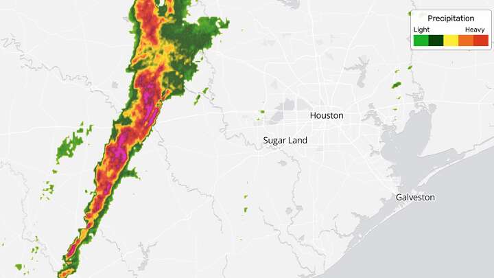 Houston storms arriving earlier Wednesday with wind, tornado risk
