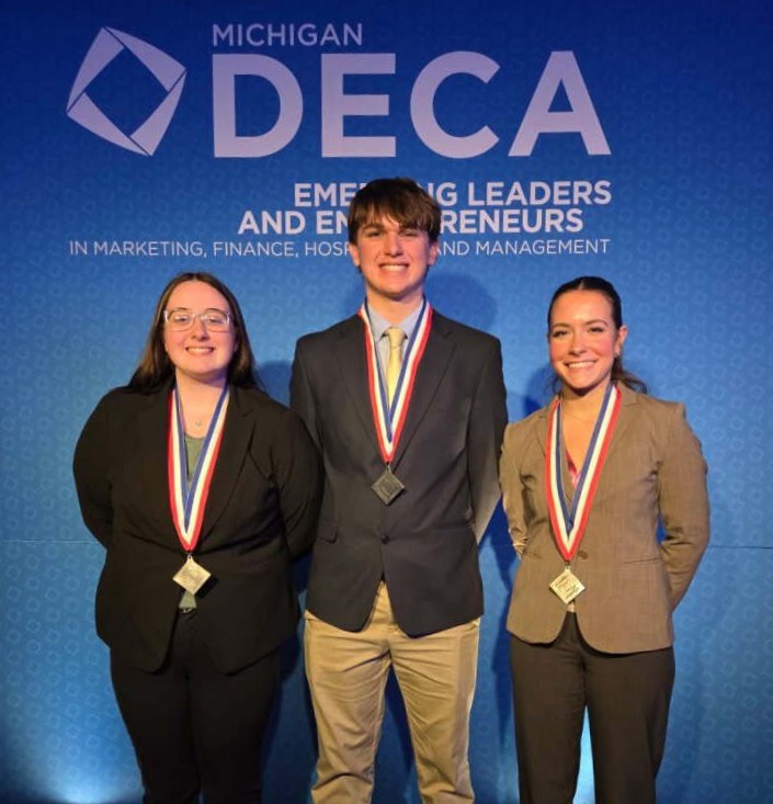 State DECA wins send five Huron Tech Center students to ICDC