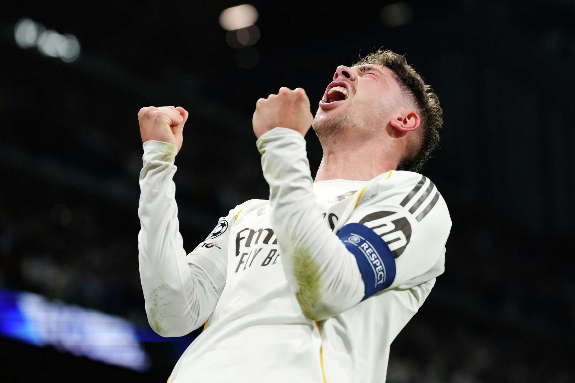 Real Madrid's Valverde scores first-half hat trick in victory over Man ...