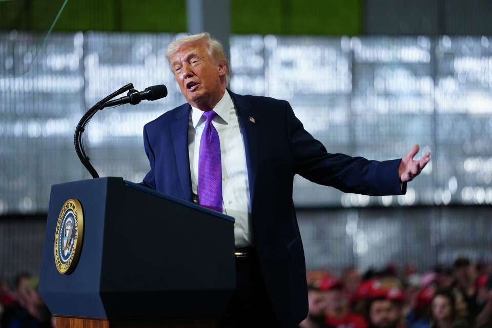 Trump blames Newsom after woman collapses at rally