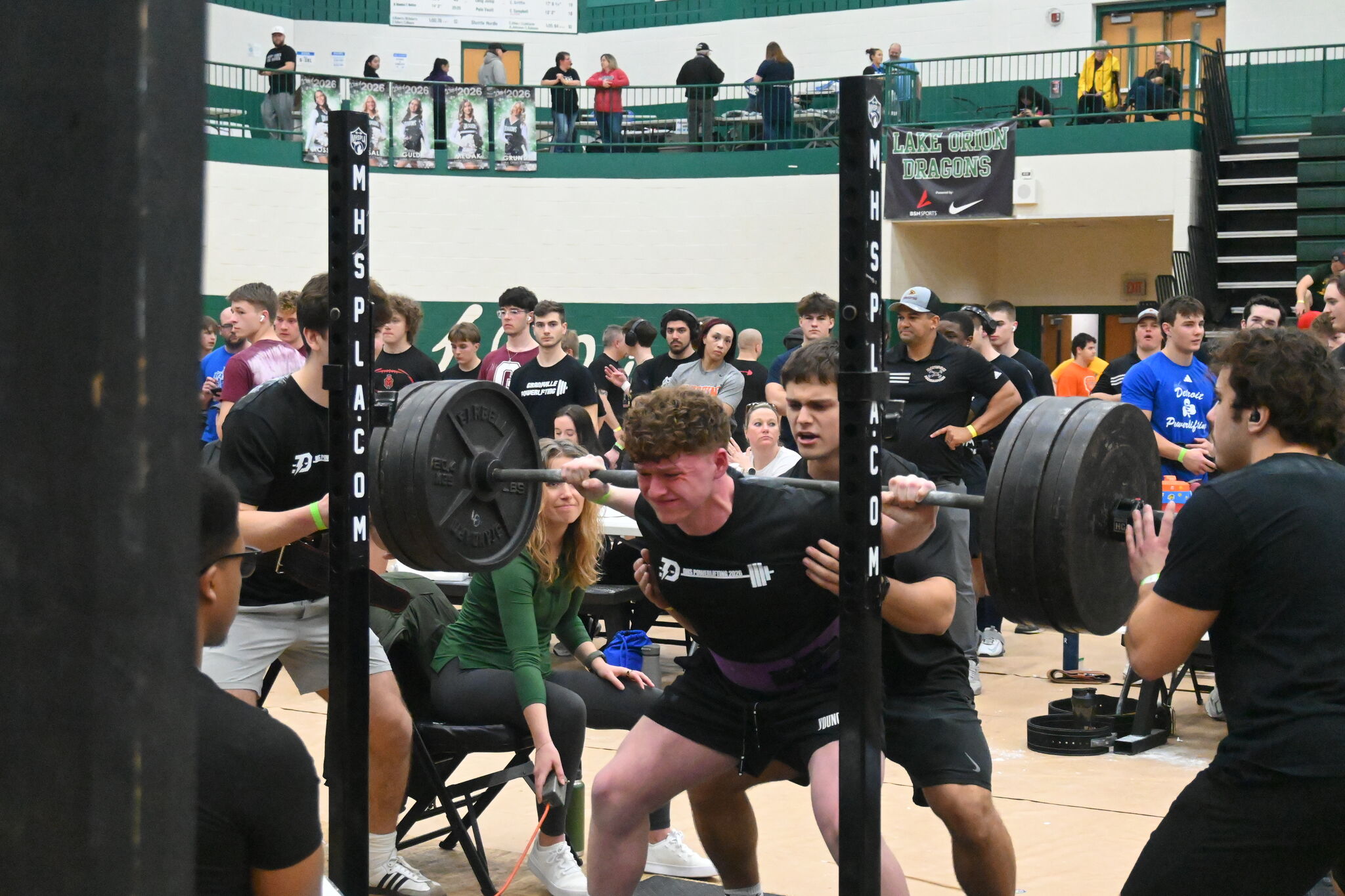 Dow's Hall wins powerlifting state title