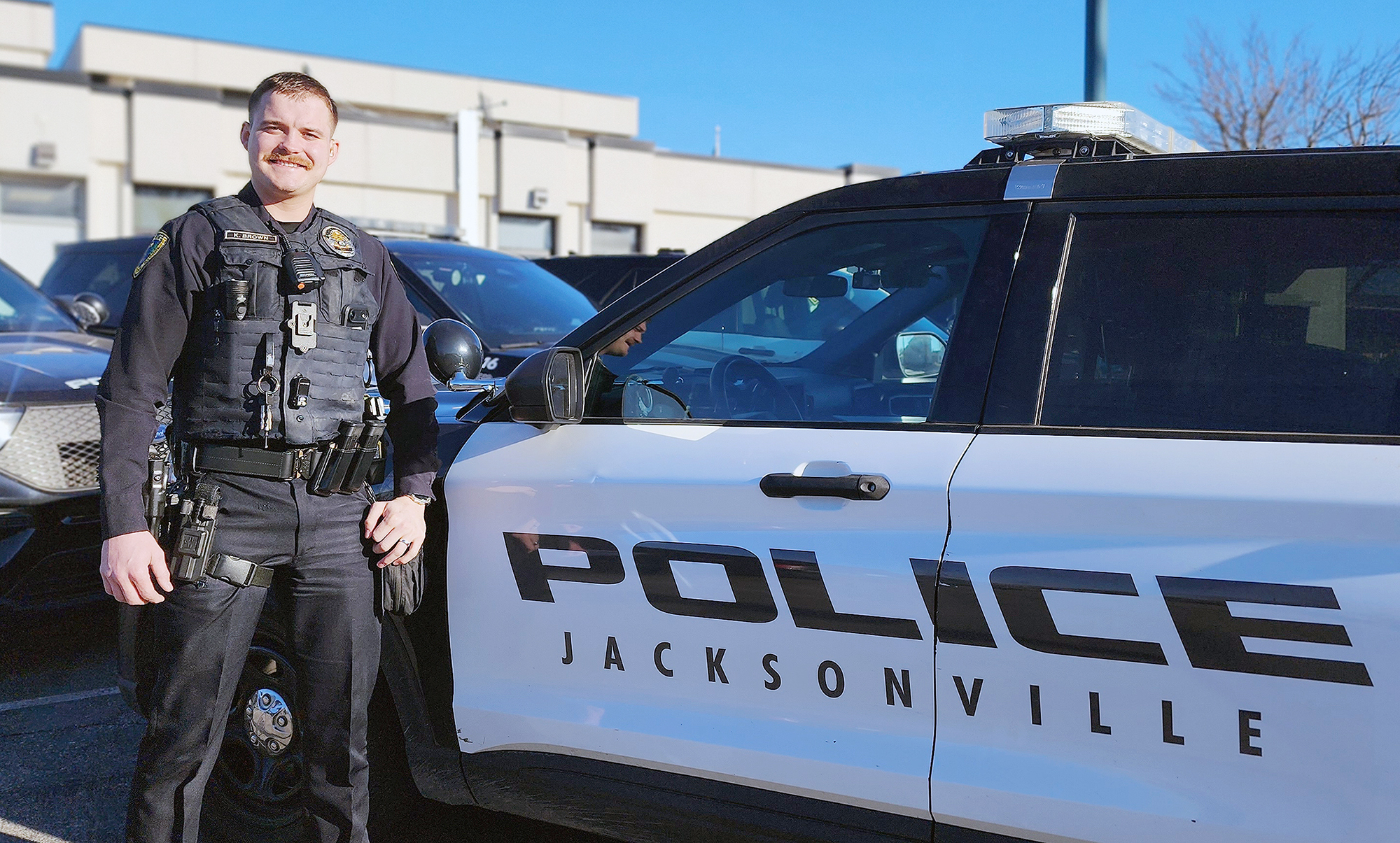 Patrolman Brown on team 'with people who strive to make a difference'
