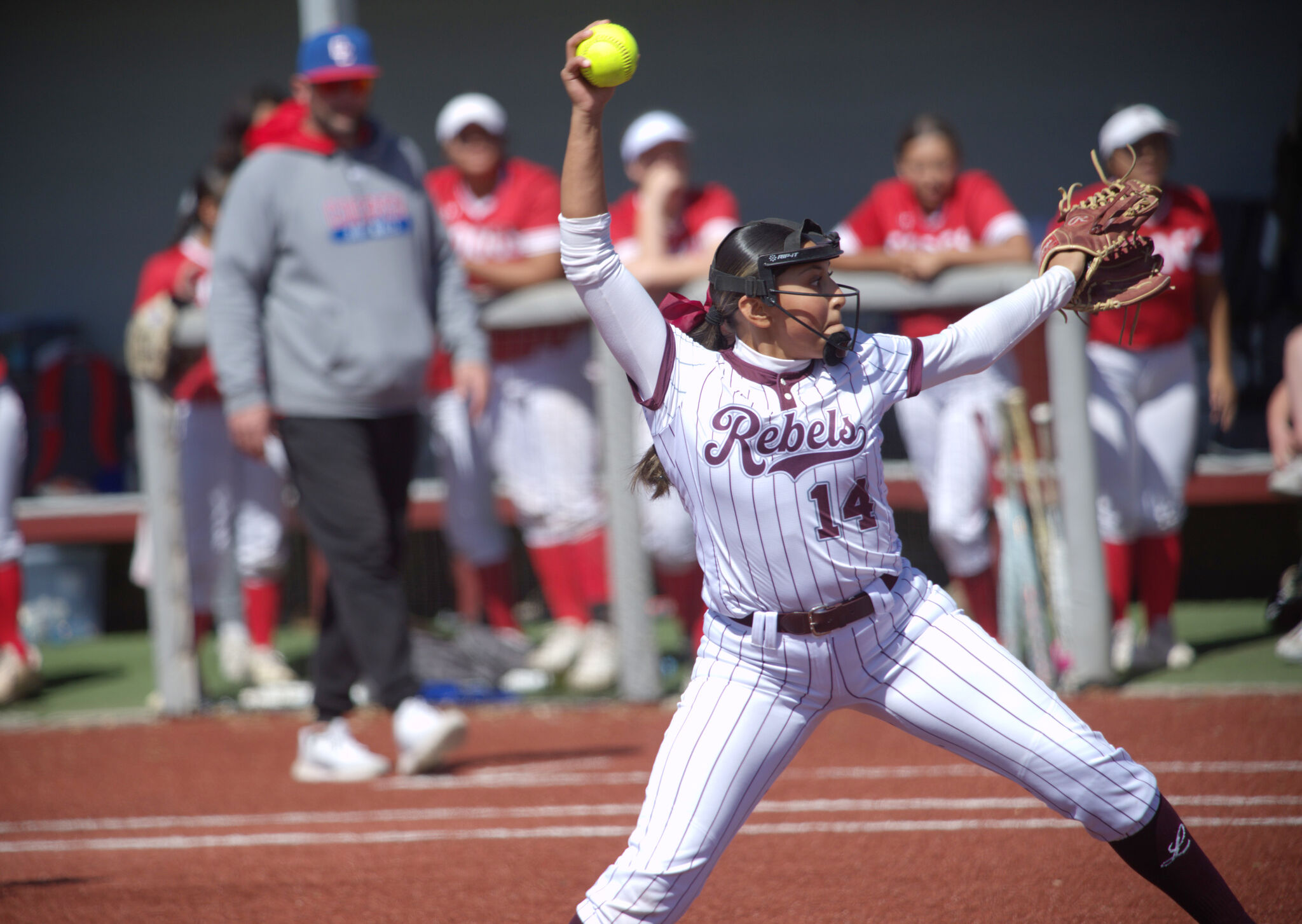 Lily Amaya brings poise to the circle for Legacy softball