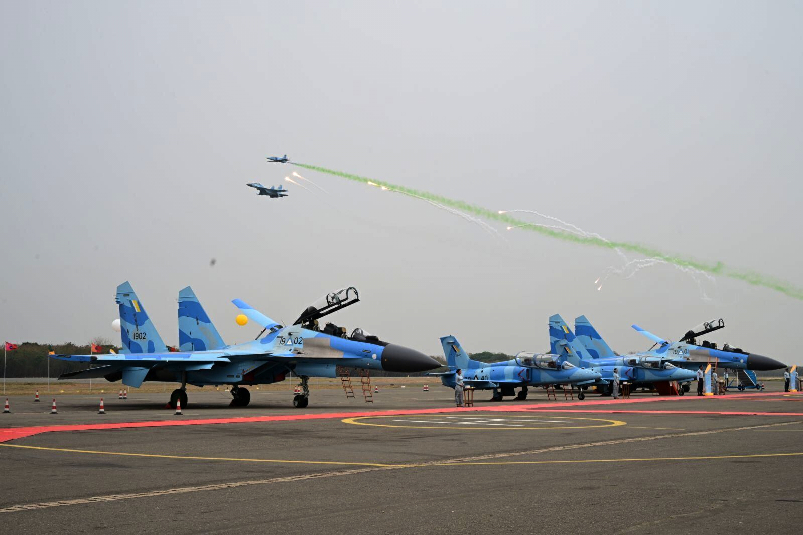 Myanmar's military boosts air power as it recaptures a key town