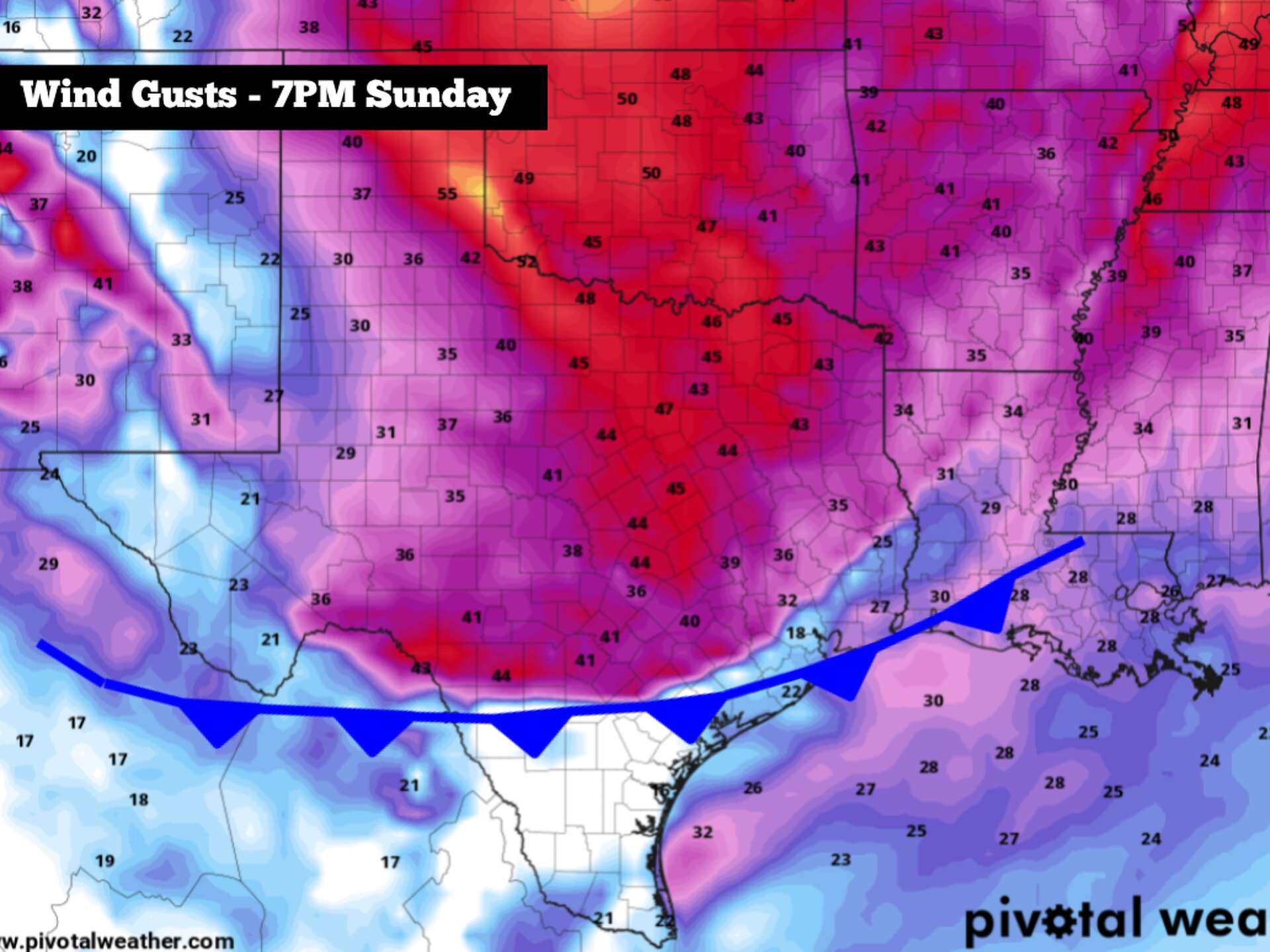 Winter’s not done yet: A strong cold front aims for Texas Sunday