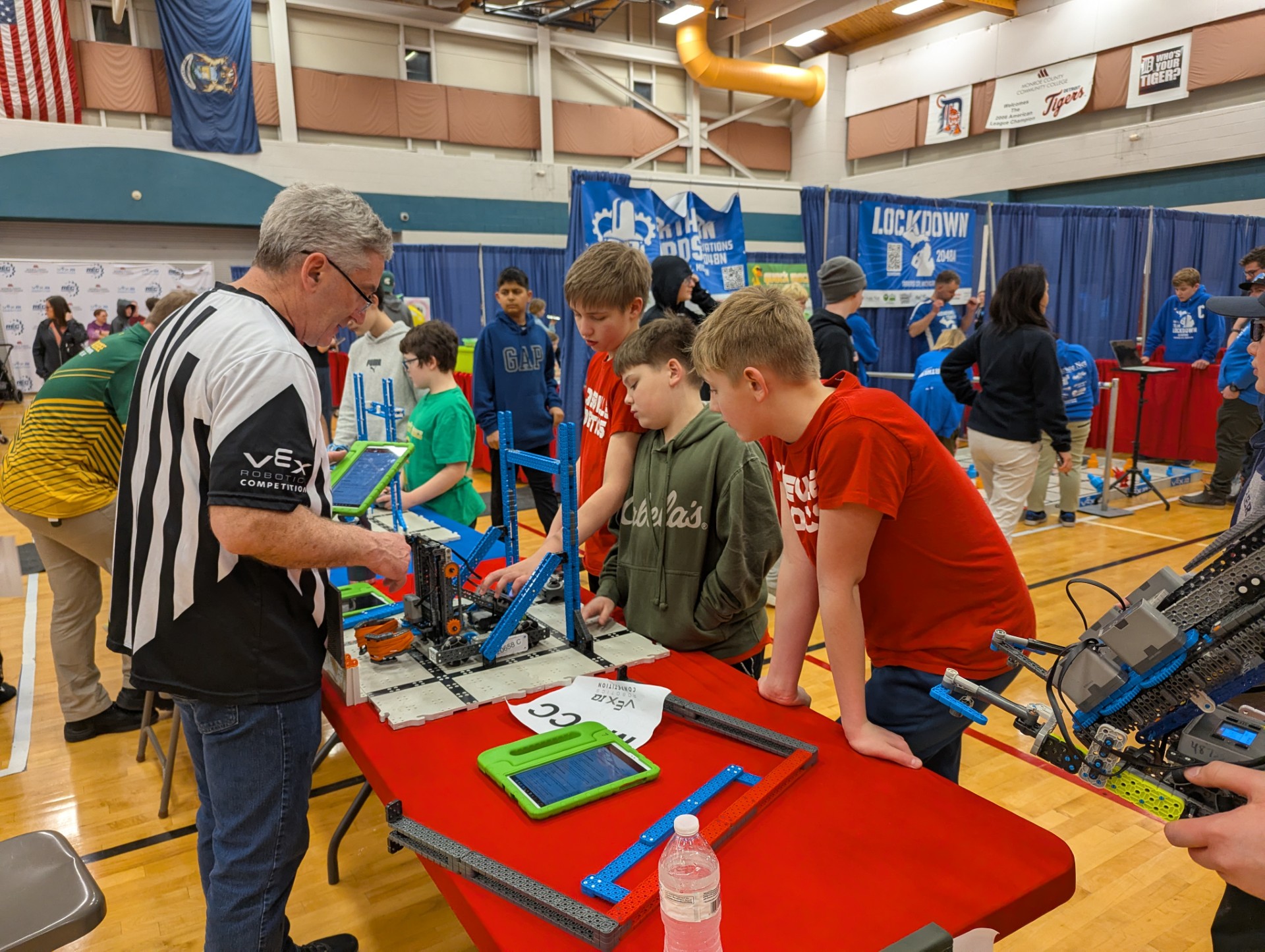 Three Caseville robotics teams shine at VEX IQ state event