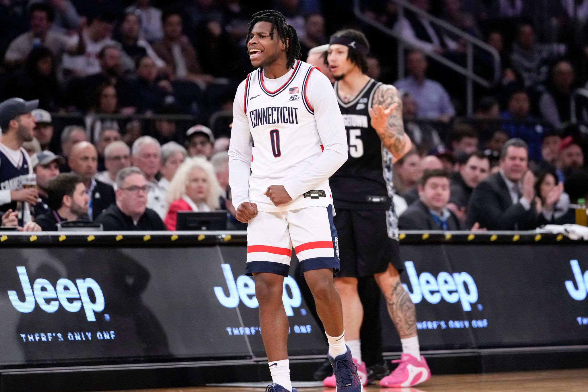 No. 6 UConn beats Georgetown 67-51 to set up a Big East final clash ...