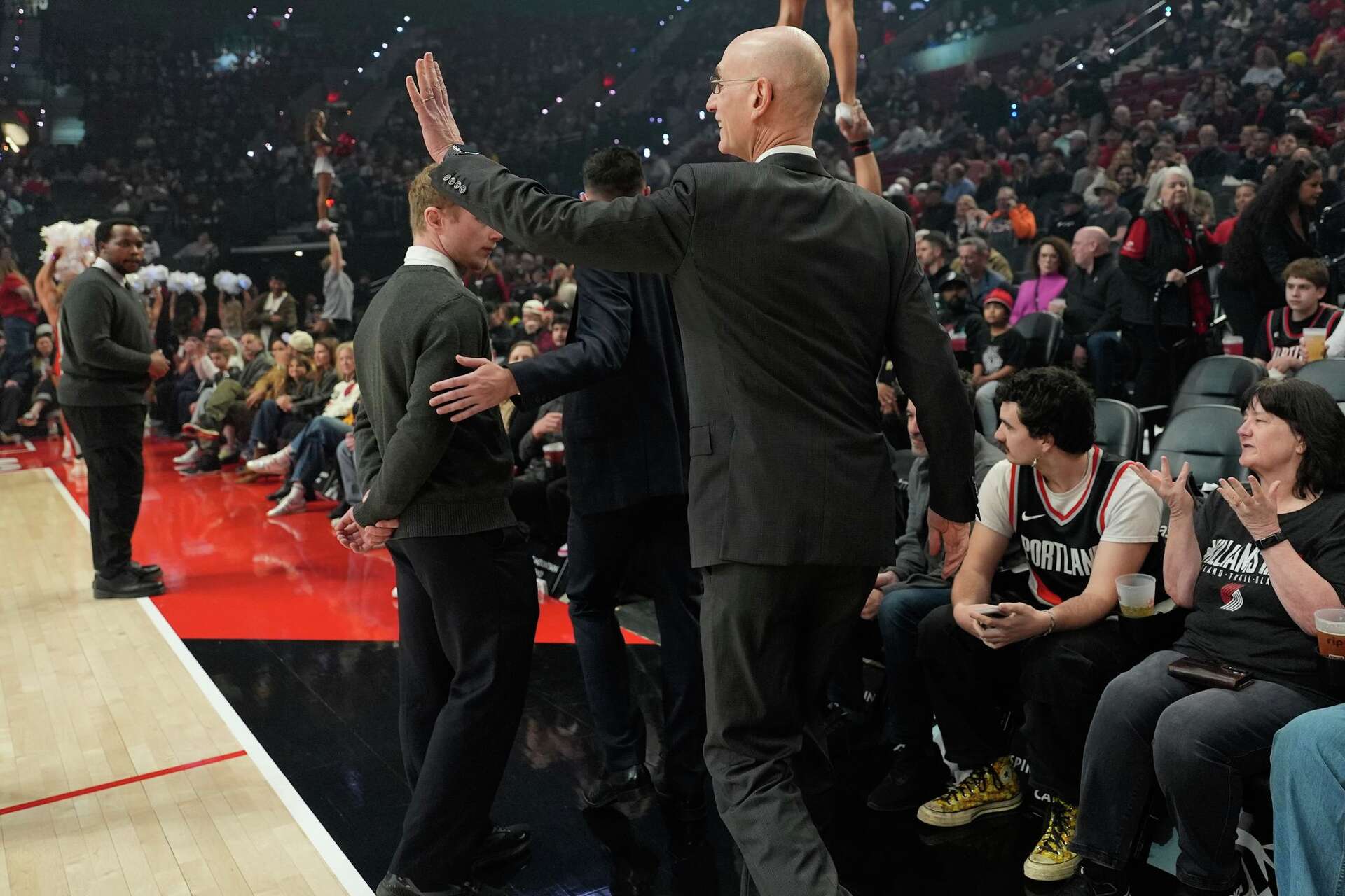 NBA Commissioner Silver visits Portland after passage of bill to help ...
