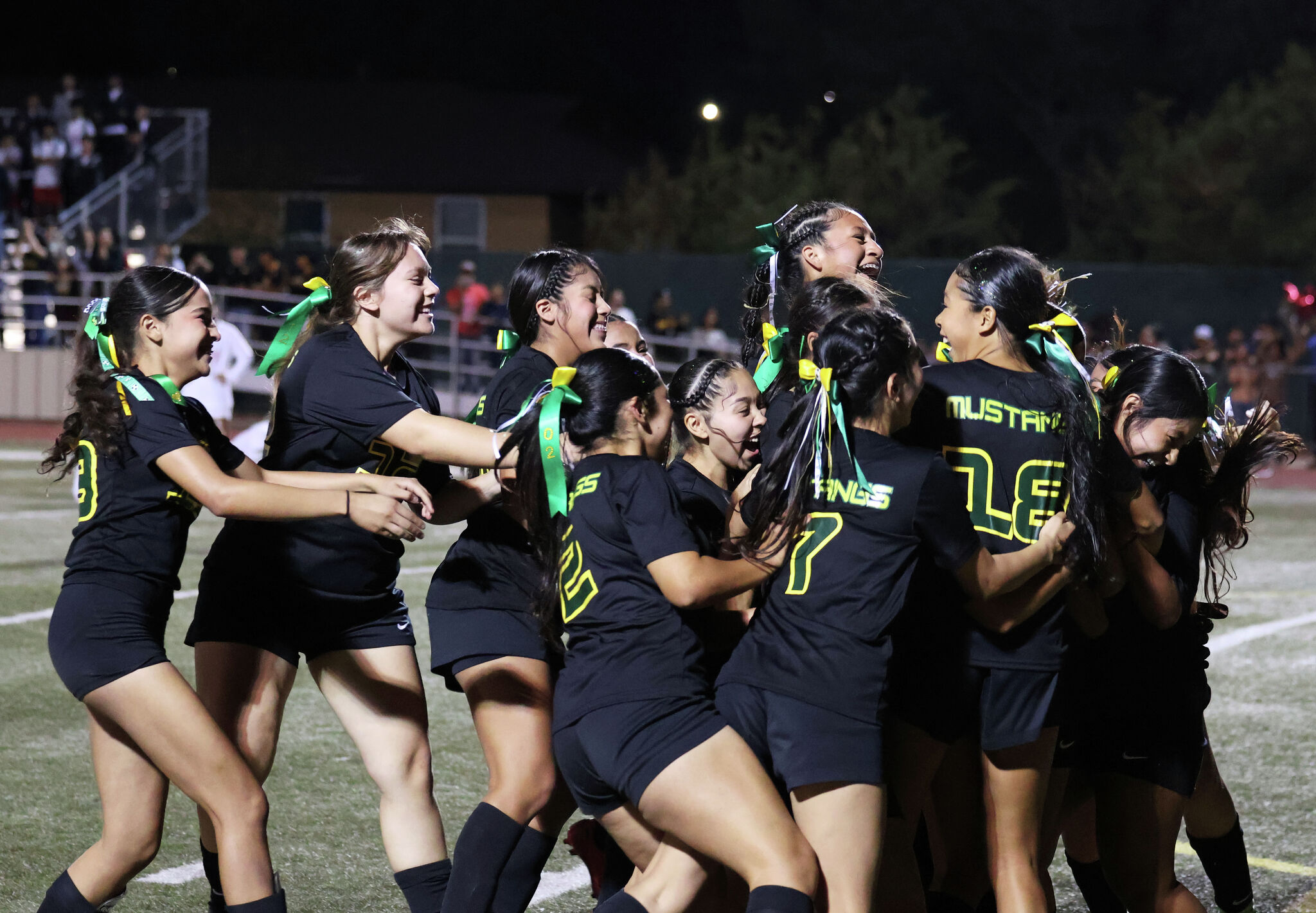 'It's special': Lady Mustangs rally for program's first district title