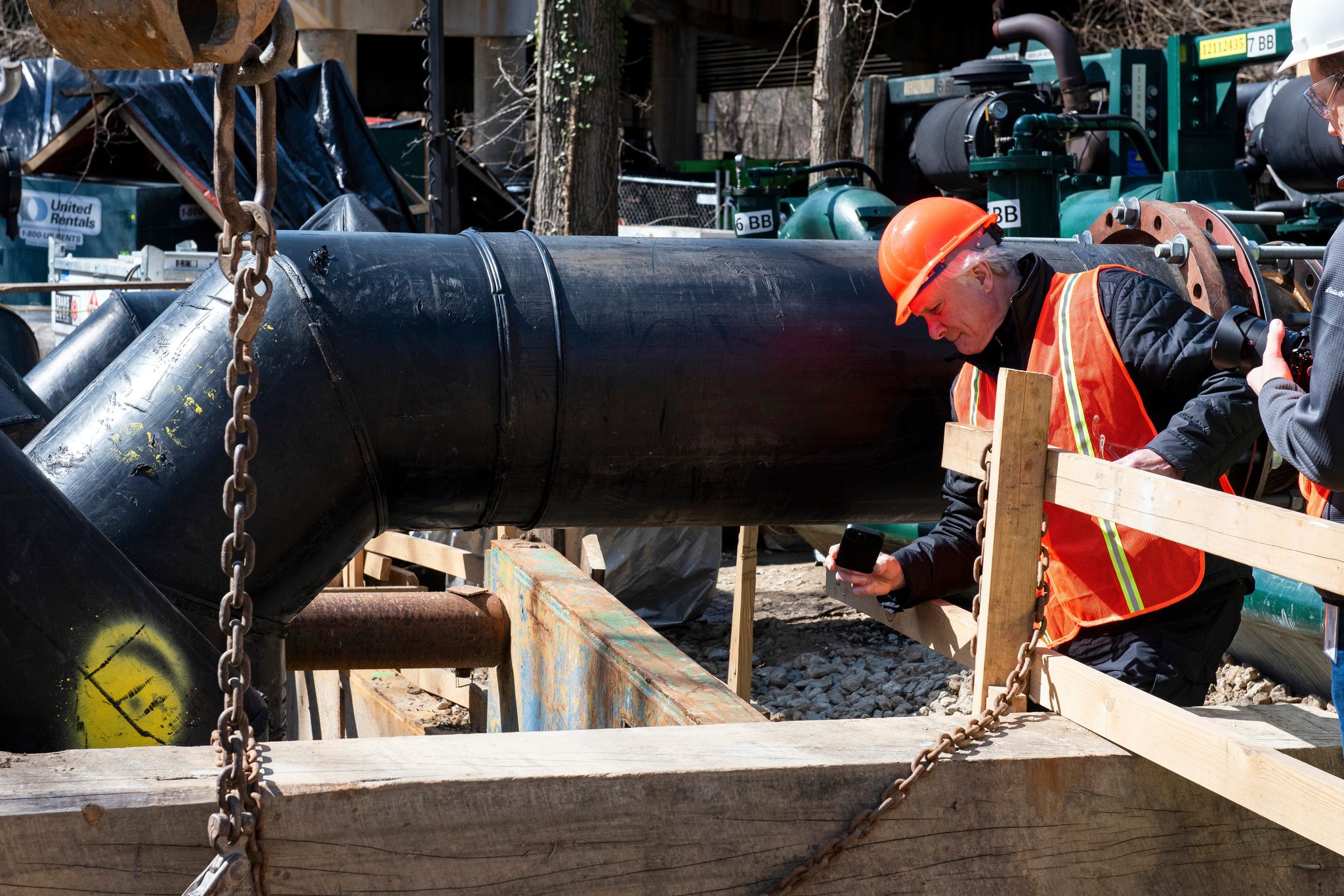 Ruptured pipe that leaked millions of gallons of raw waste into the ...