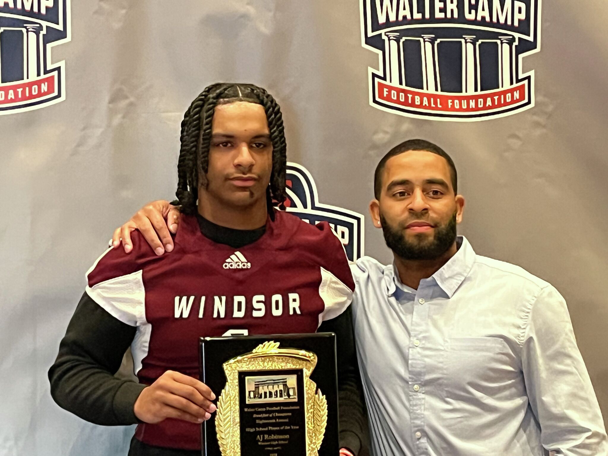 Windsor senior A.J. Robinson wins Walter Camp CTHS Player of Year