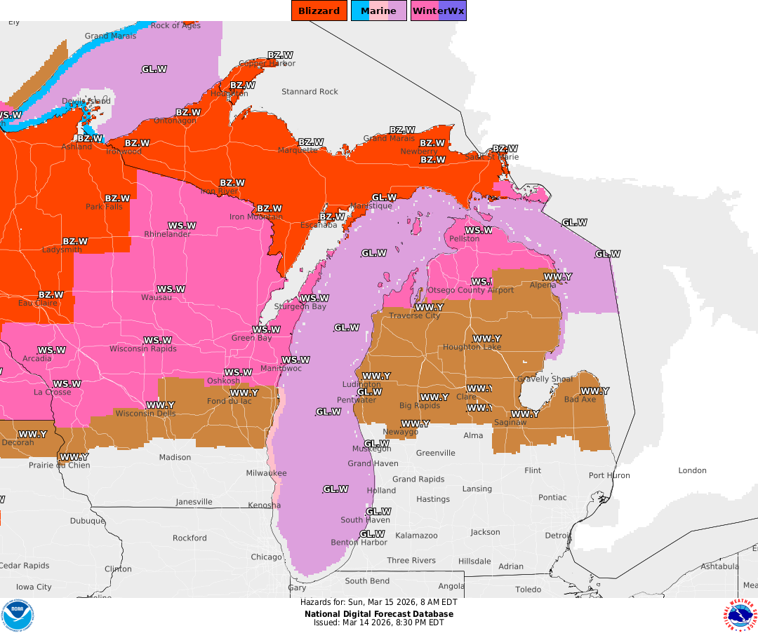 Blizzard warnings set for Michigan as winter storm set to hit region