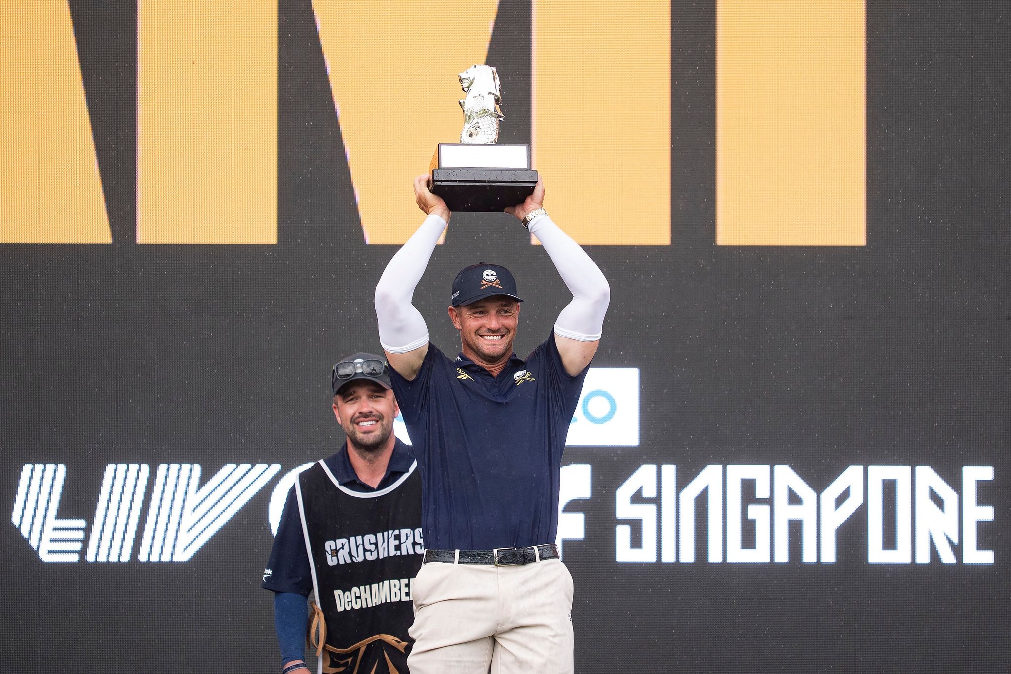 Bryson DeChambeau beats Richard T. Lee in playoff at LIV Golf Singapore