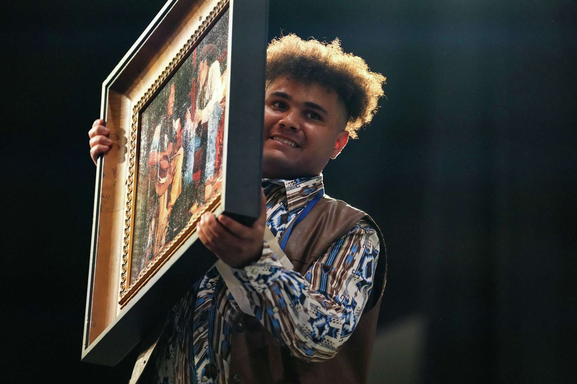 Houston rodeo's grand champion student artwork sells for record $525K