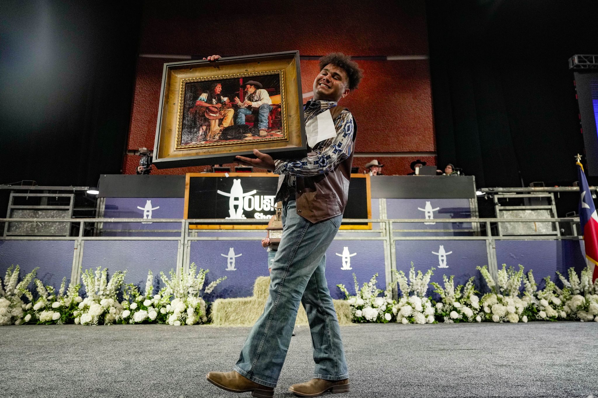 Houston rodeo's grand champion student artwork sells for record $525K