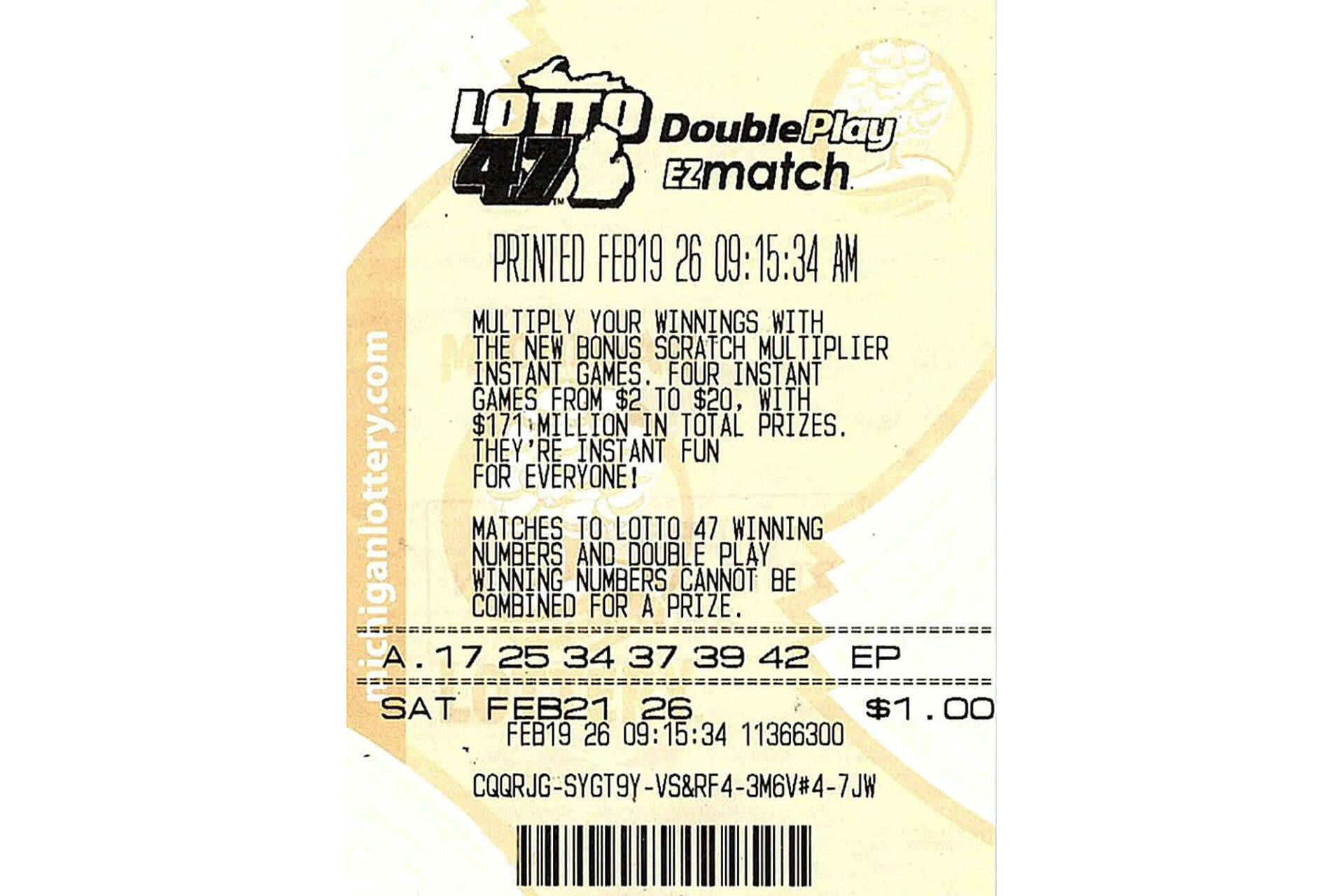 Michigan Lottery: Text leads woman to $3.98M Lotto 47 win